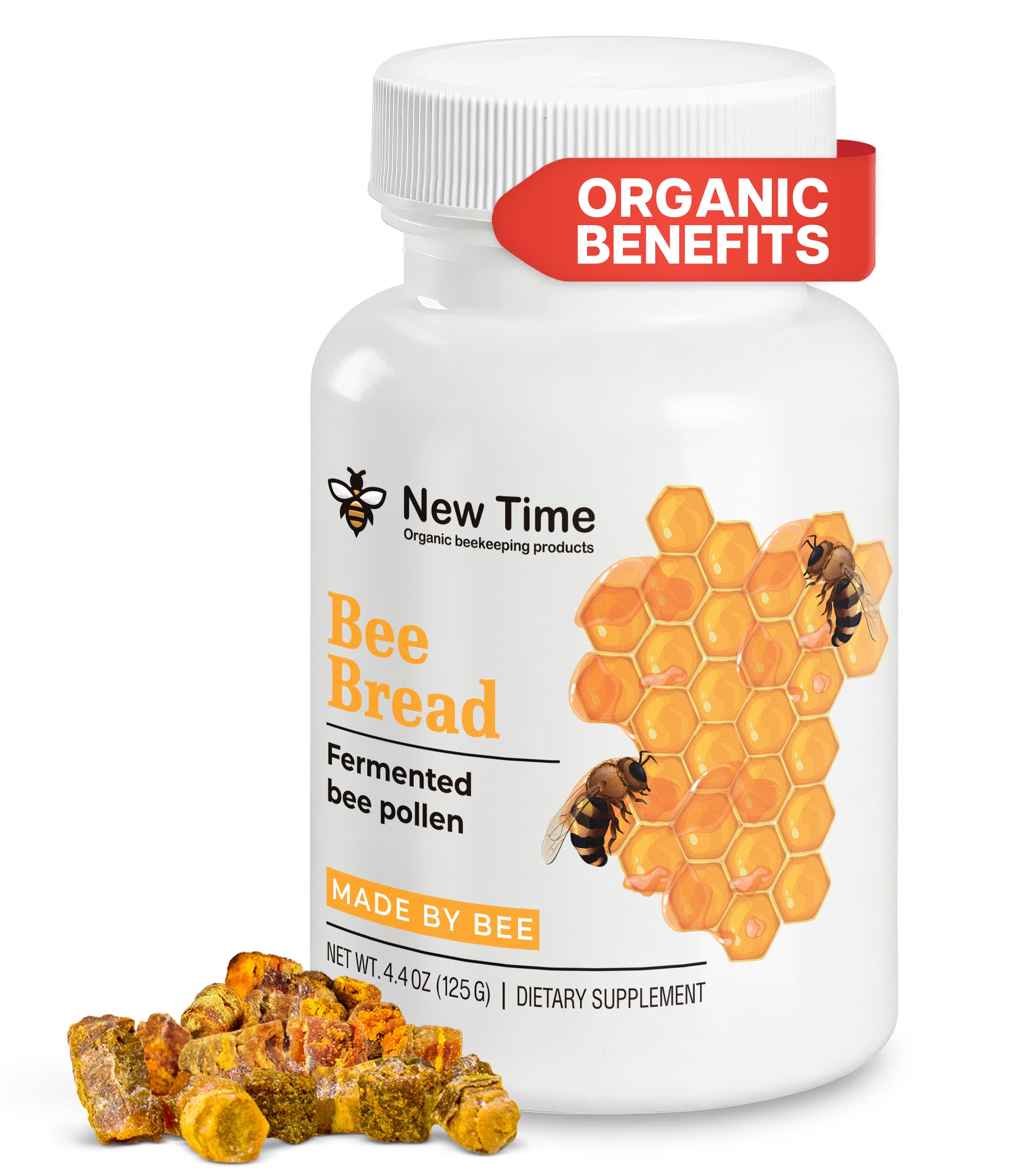 Organic Bee Bread – Natural Fermented Pollen – Perga